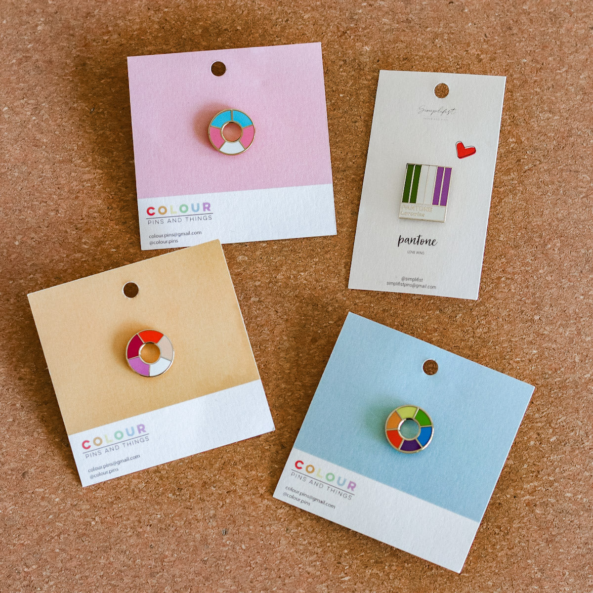 Pride Pantone And Color Spectrum Enamel Pin Common Room Ph