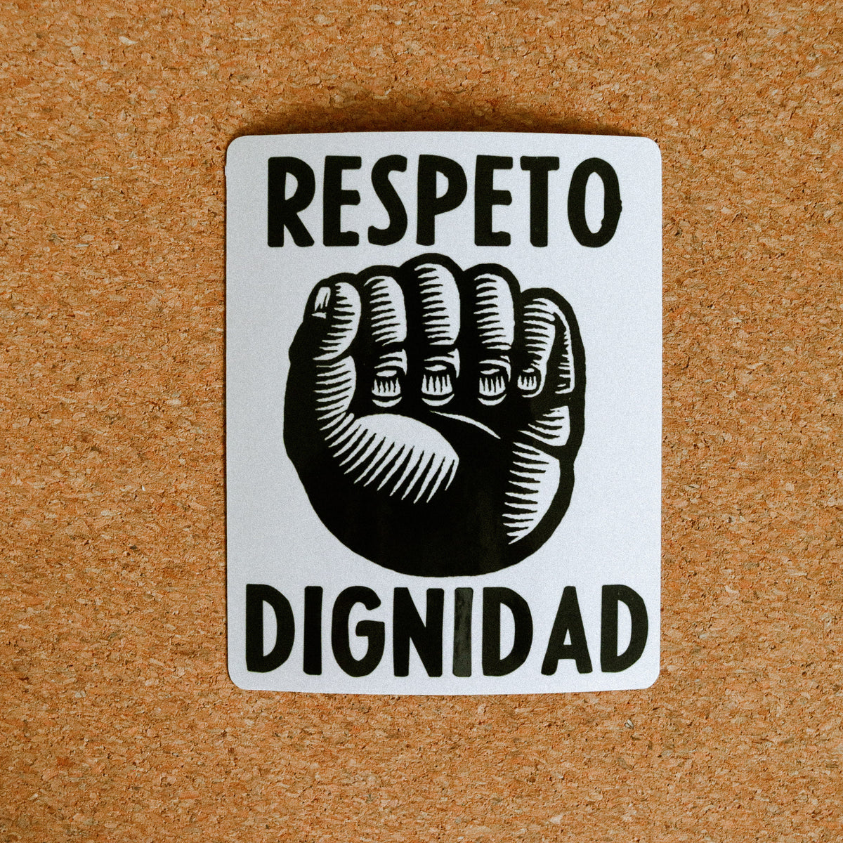 Sticker | Respeto Dignidad – Common Room PH