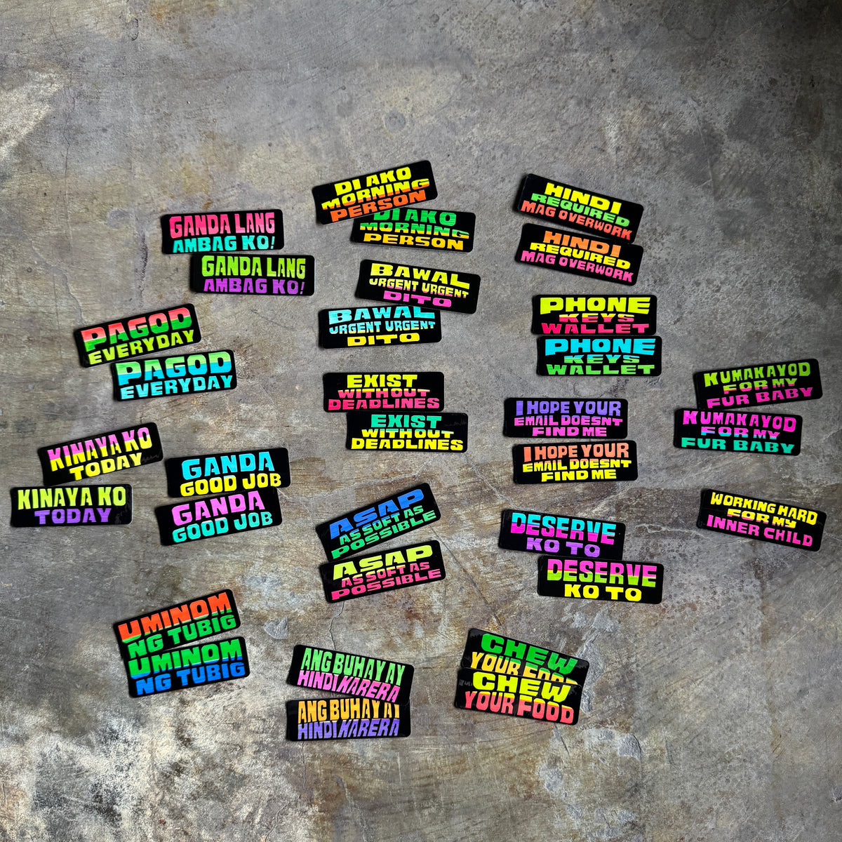 Jeepney Signage Vinyl Glossy Sticker Singles | Small – Common Room PH