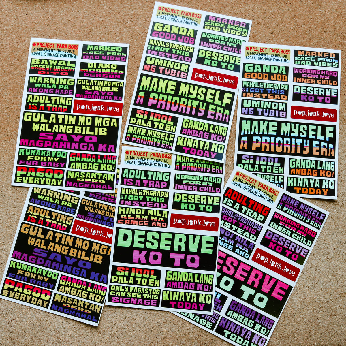 Jeepney Signage Sticker Sheets – Common Room PH