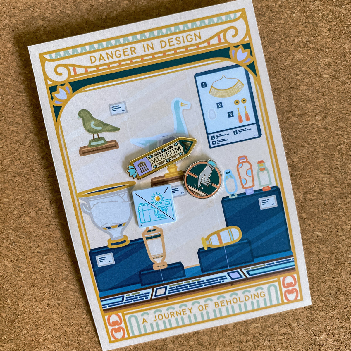 Enamel Pins | Museum Theme – Common Room PH