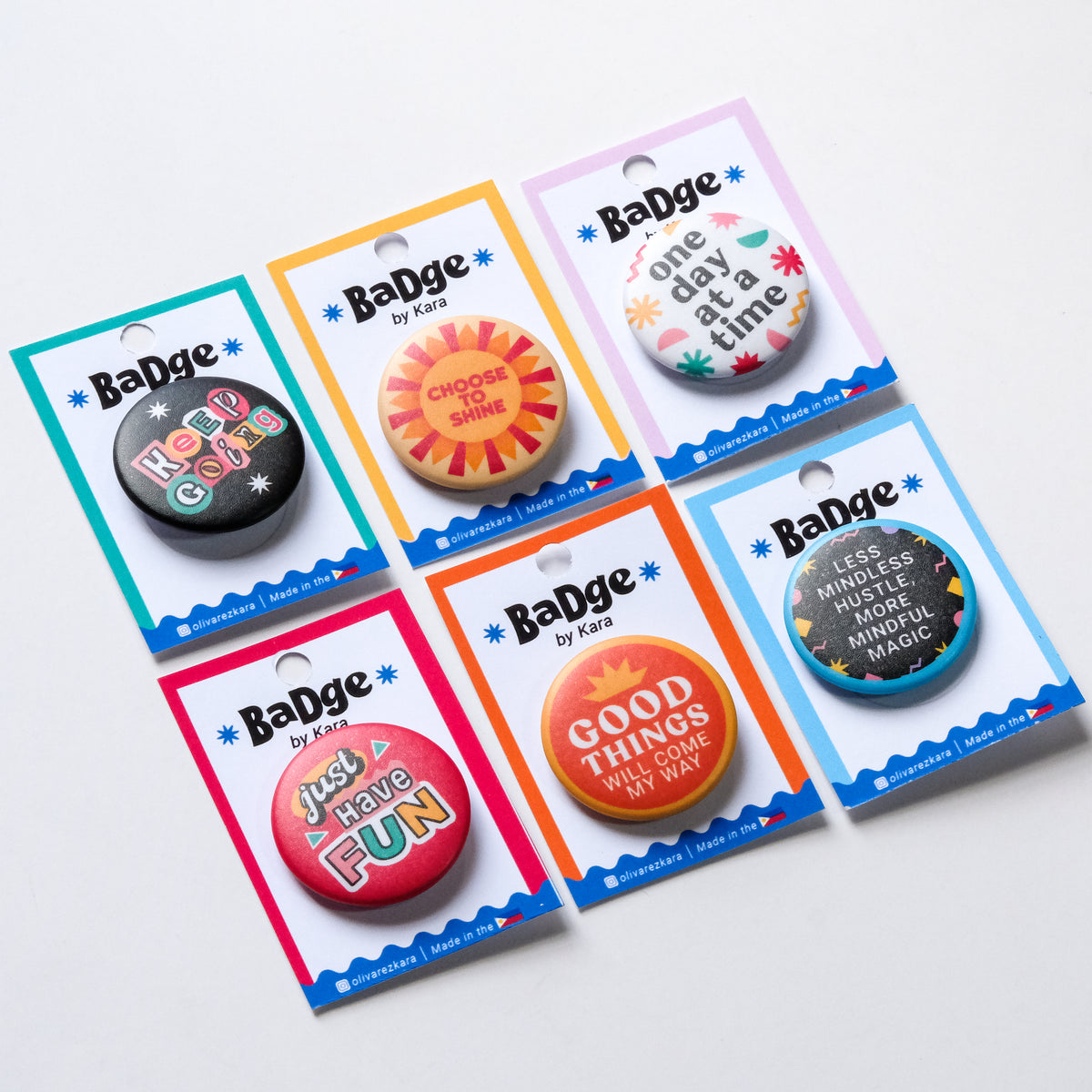 Button Pins | Daily Motivations – Common Room PH