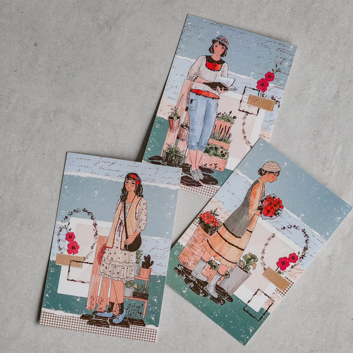 Journaling Postcard & Sticker Set – Common Room PH