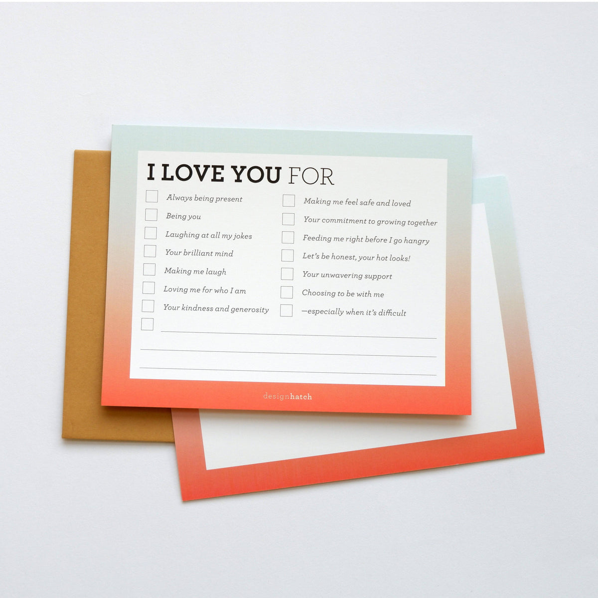 Flat Checklist Greeting Cards – Common Room PH