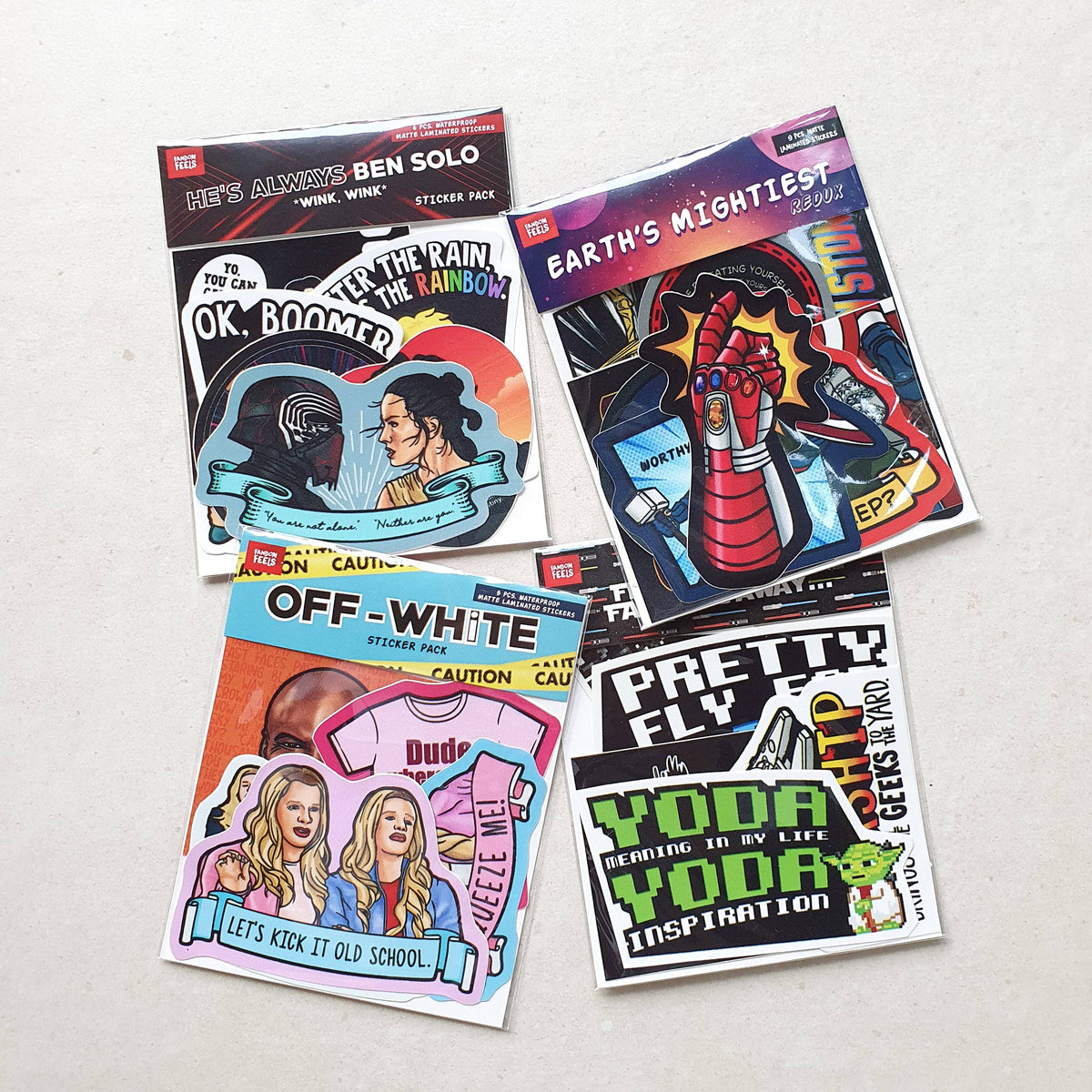 Fandom Feels Movies Sticker Packs – Common Room PH
