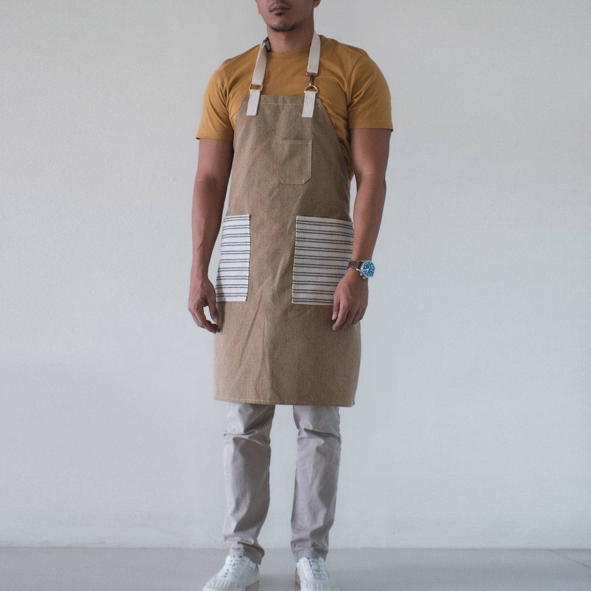 Cavin Washed Canvas Apron | Terry – Common Room PH