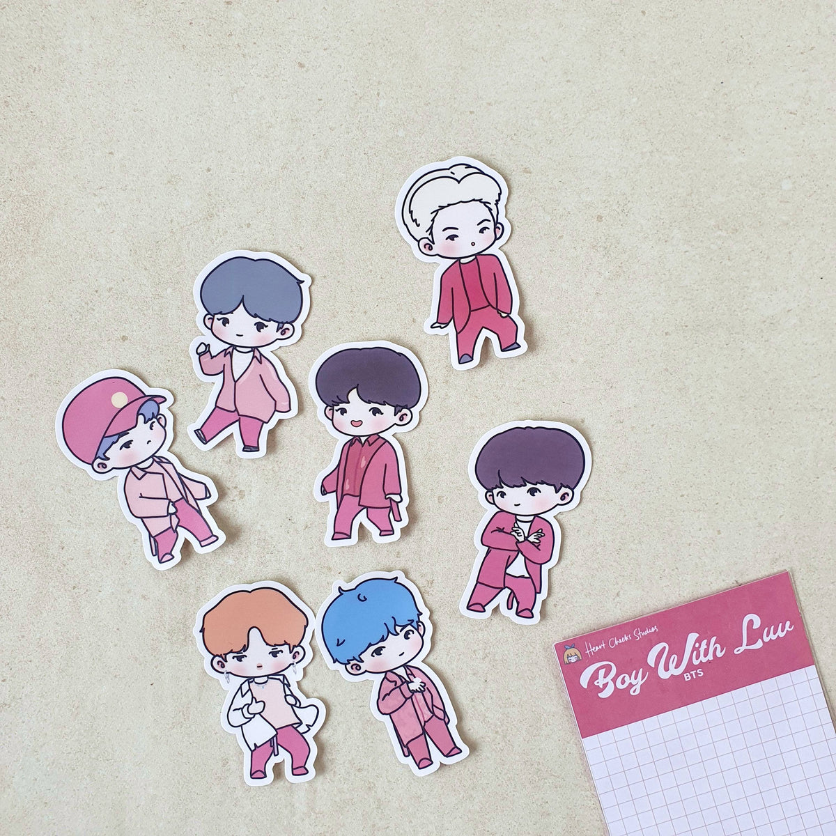 K-pop Themed Sticker Sheets & Packs – Common Room PH