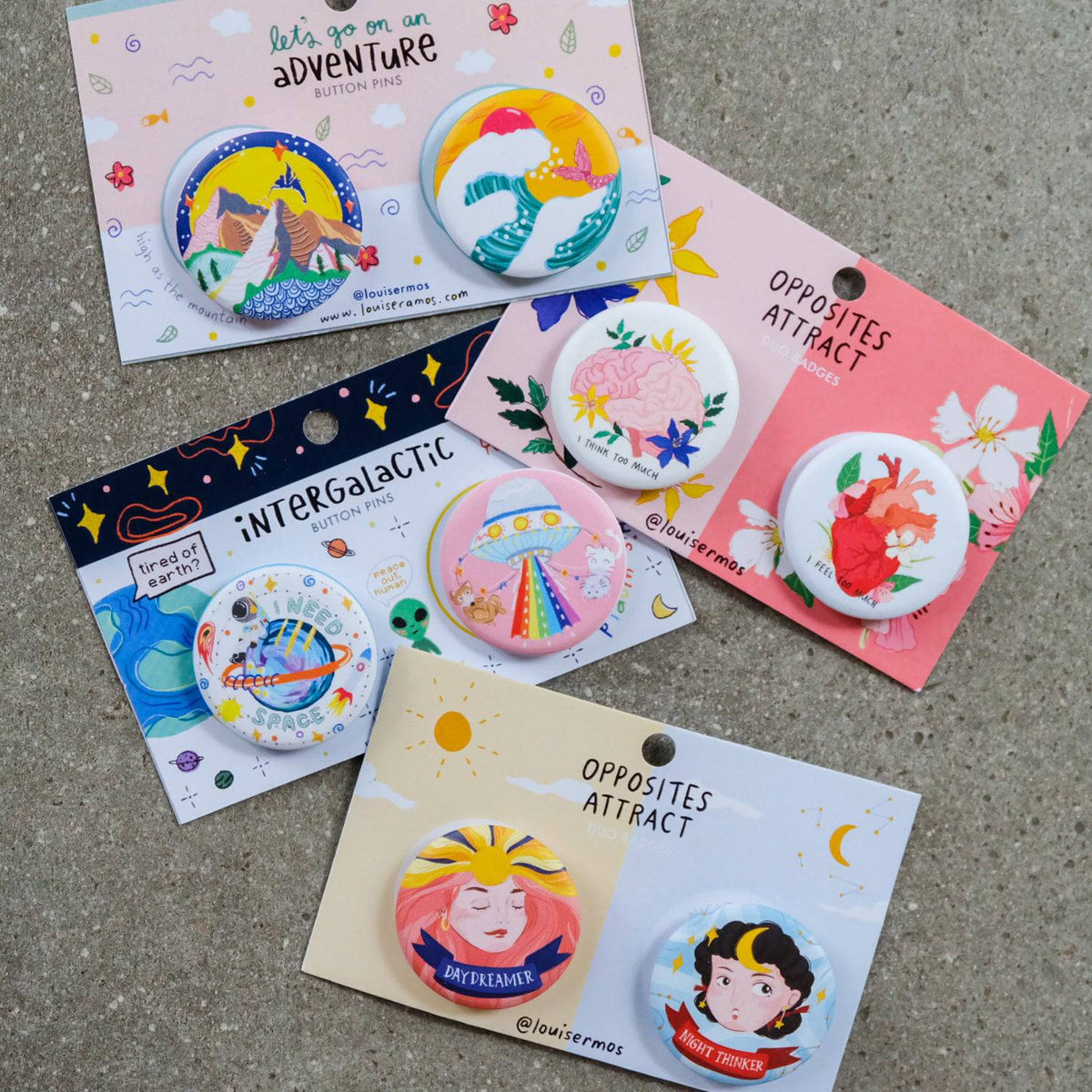 Button Pins | Duo Set – Common Room PH