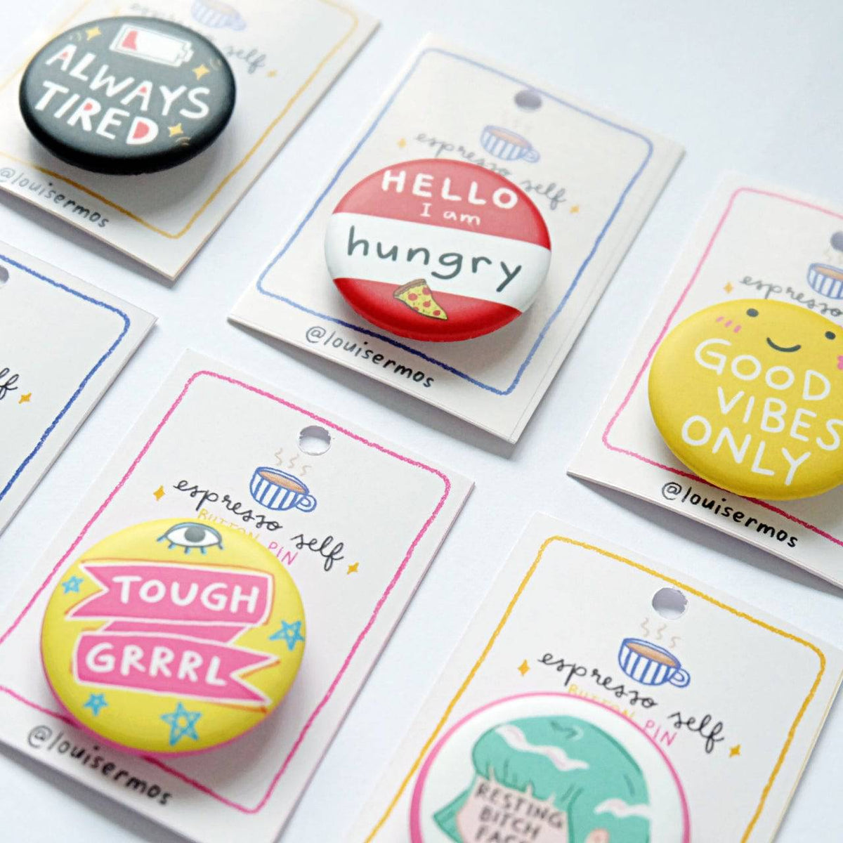 Button Pins | Espresso Self – Common Room PH