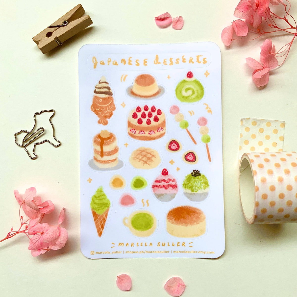 Asian Food Themed Sticker Sheet – Common Room PH