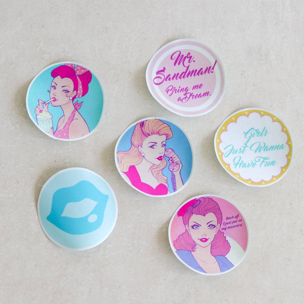Baby It's Pin Up Stickers – Common Room PH