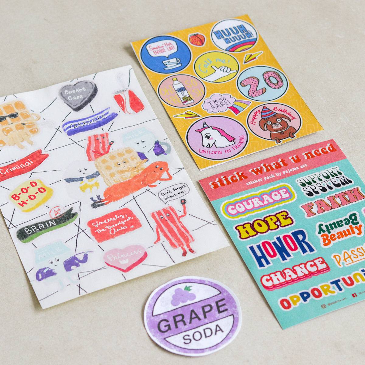 Sticker Sheet & Singles – Common Room PH