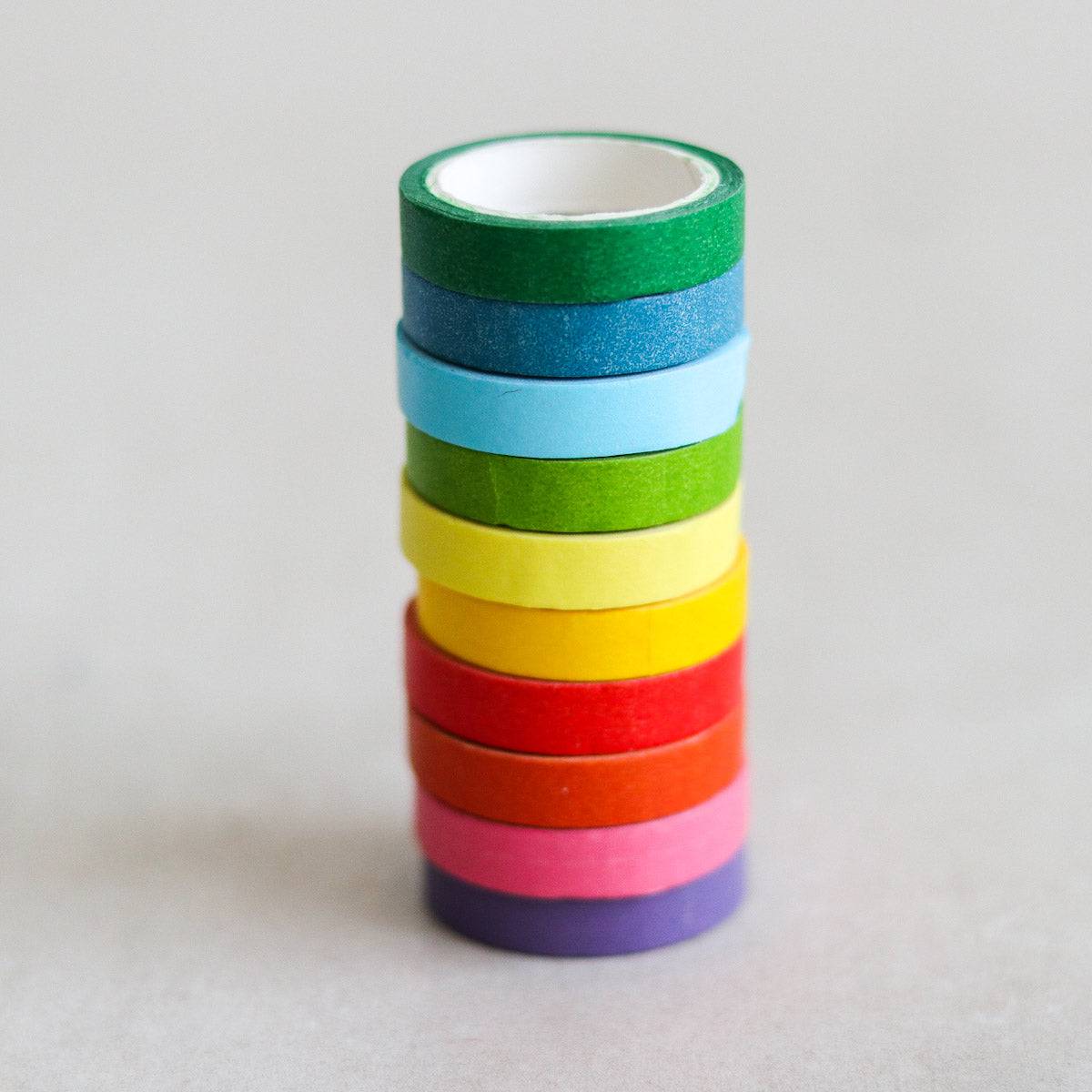 Slim Paper Tape Set: Rainbow – Common Room PH