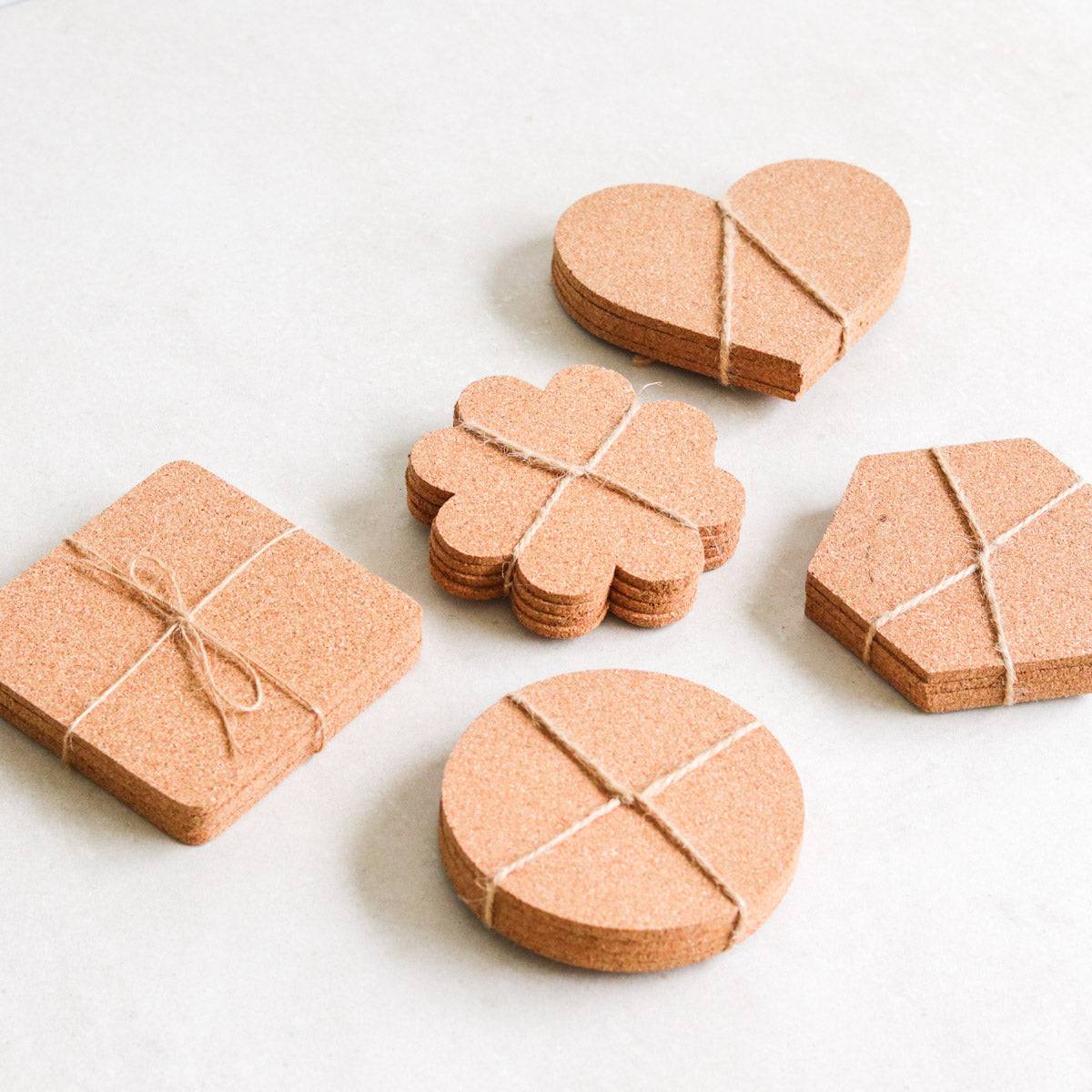 Plain Cork Coaster Sets – Common Room PH
